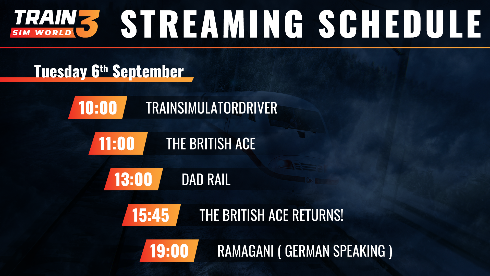 Tsw3 - The Final 24 Hours! (+ Launch Day Streaming Schedule) | Dovetail ...