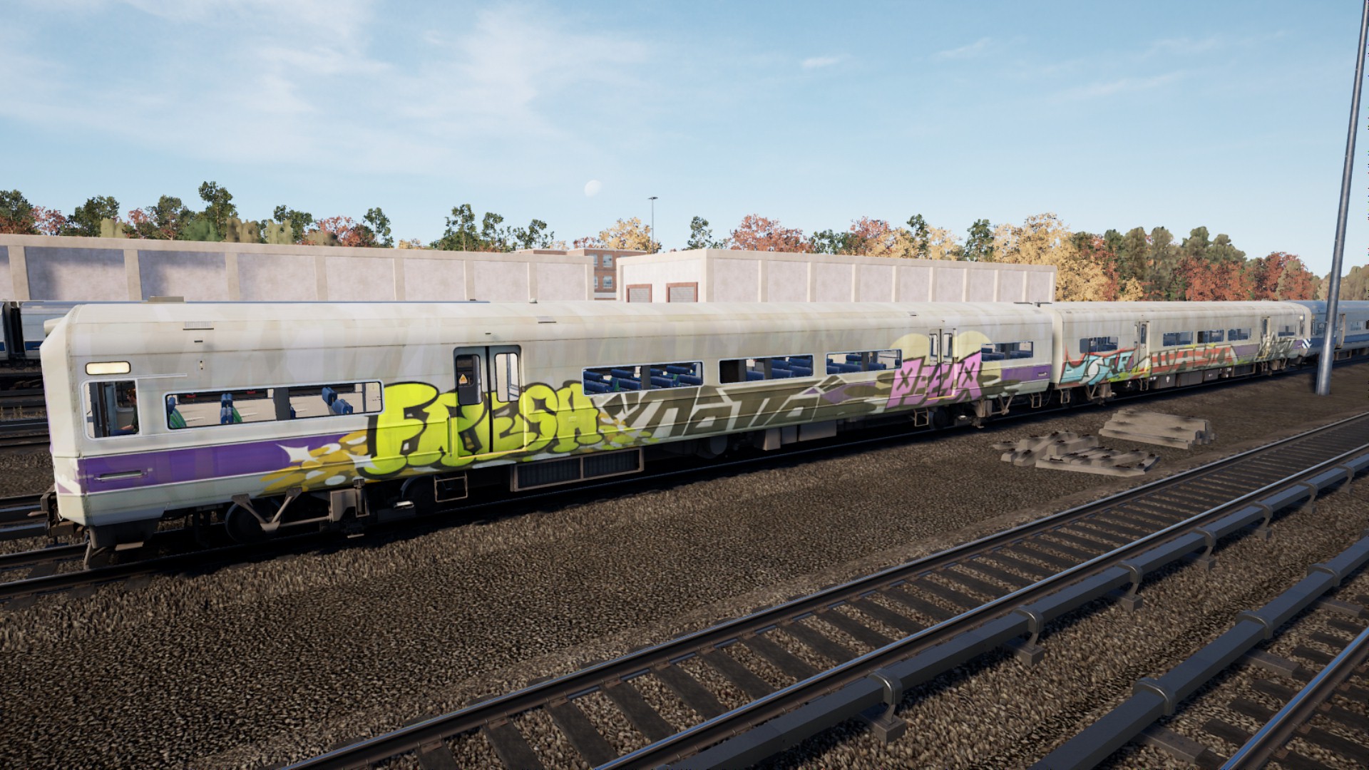MTA M3A Harlem Line Train With Graffiti | Dovetail Games Forums