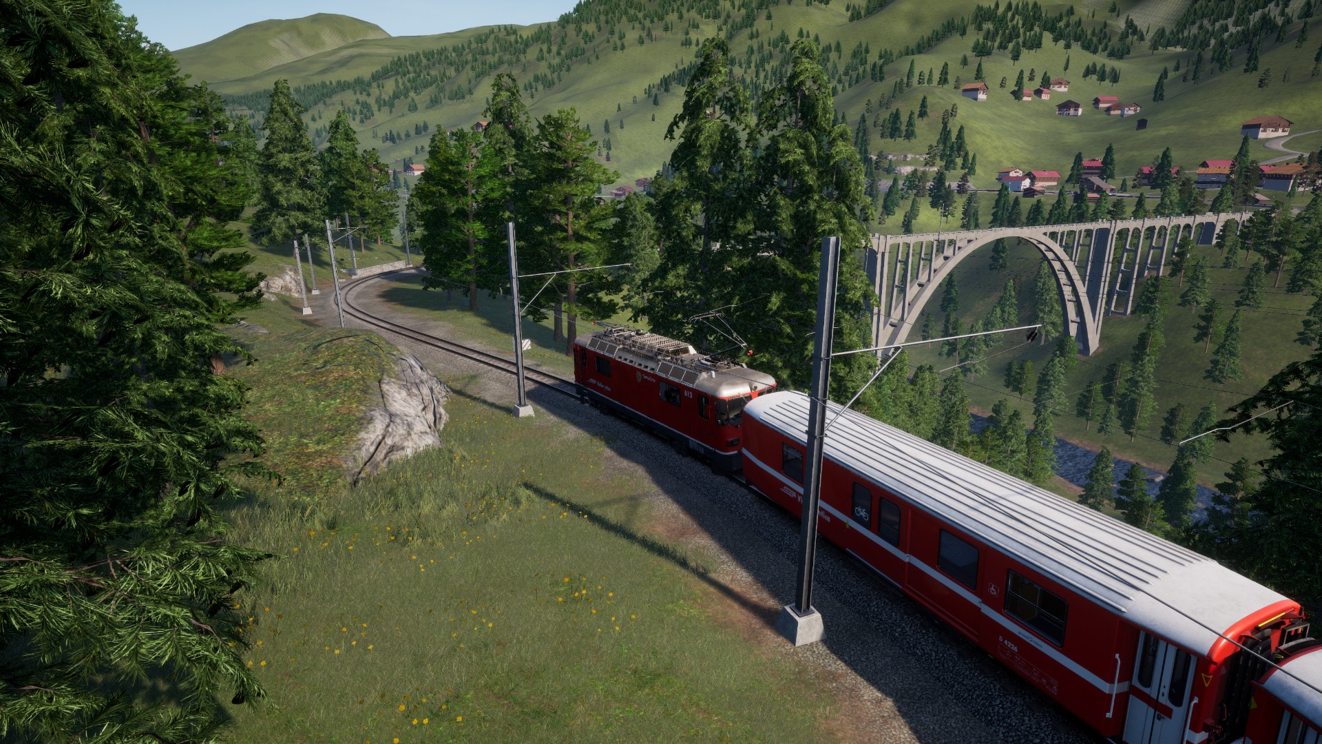TSW 2 - Arosa-Line - Timetable R1424 - Langwies Viadukt | Dovetail ...